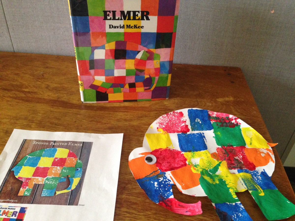 Painting Elmer The Elephant – Pasadena Christian Preschool
