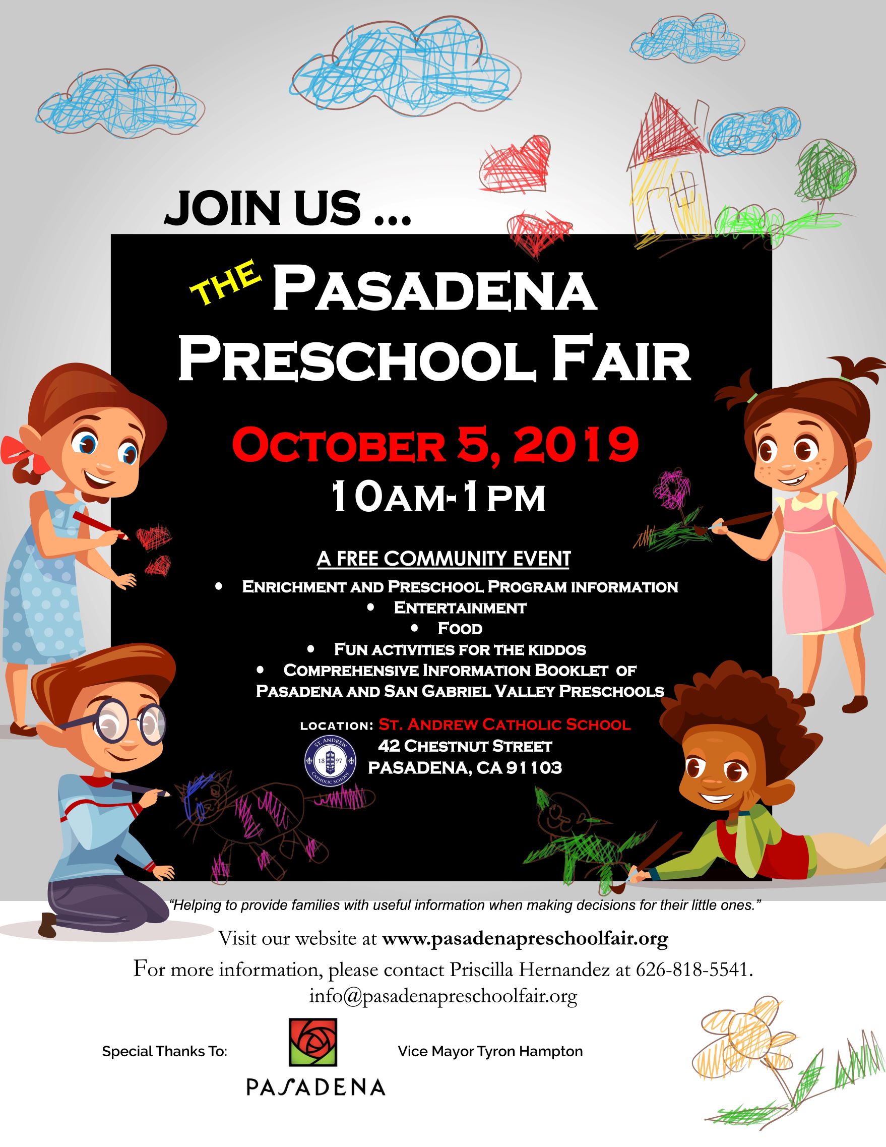 Pasadena Preschool Fair 2019 – Pasadena Christian Preschool